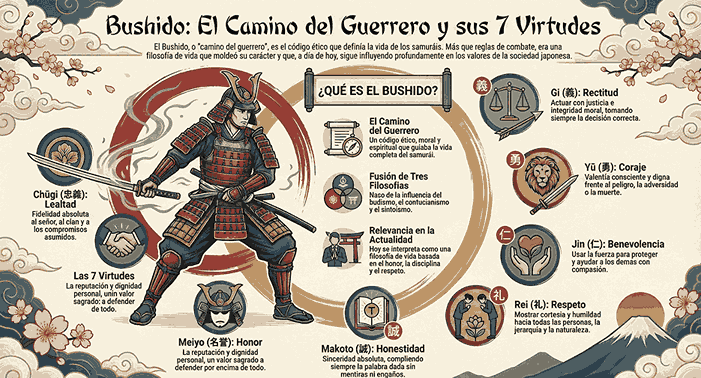 What is Bushido: origin and virtues of the samurai code